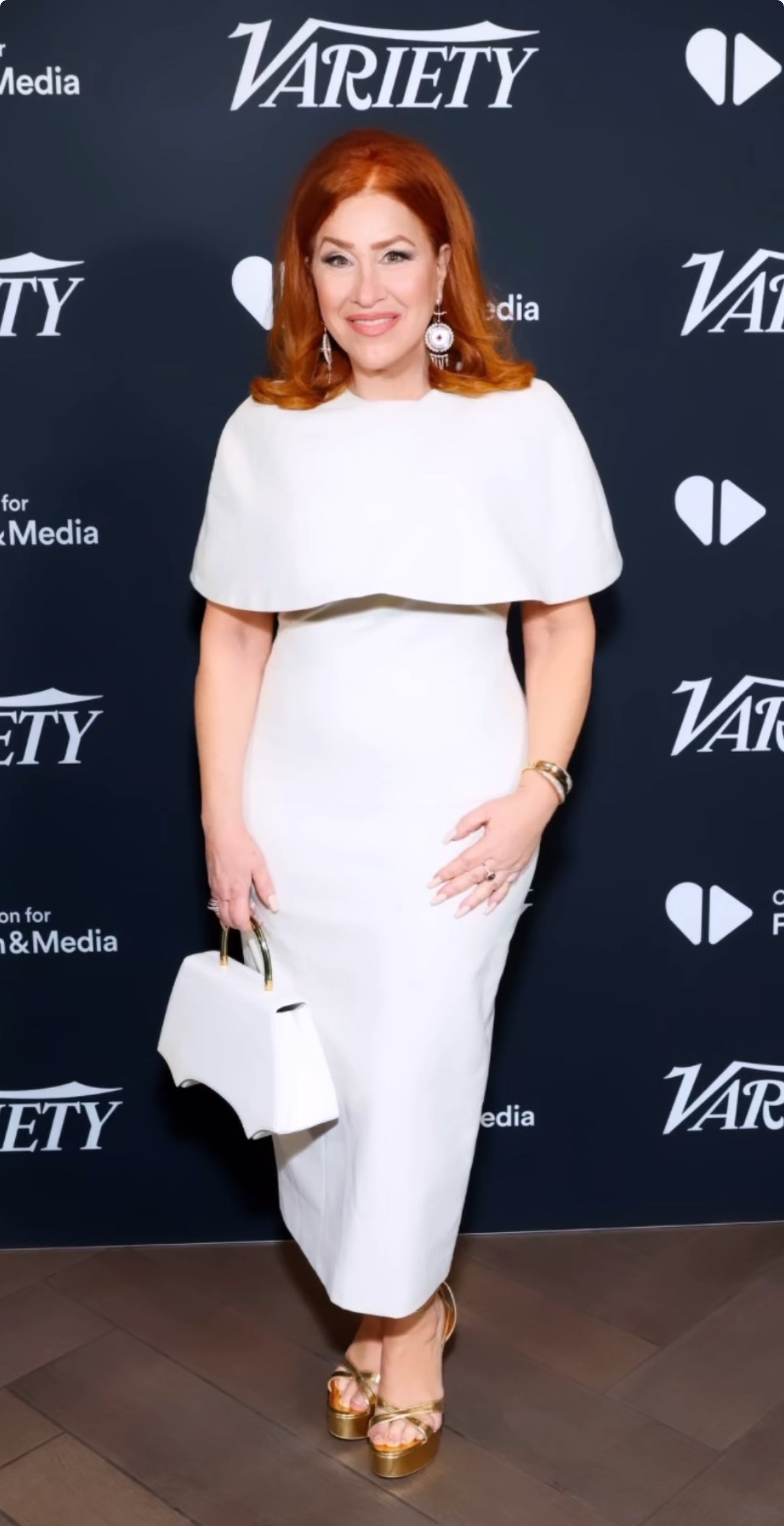 Lisa Ann Walter stuns with Bovenue's Reema handbag at the Variety Even
